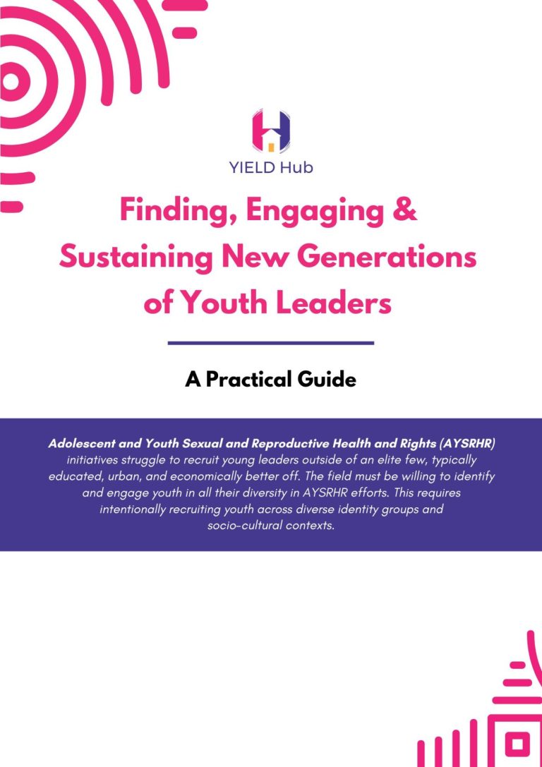 A Practical Guide on Engaging & Sustaining Youth Leaders – YIELD Hub