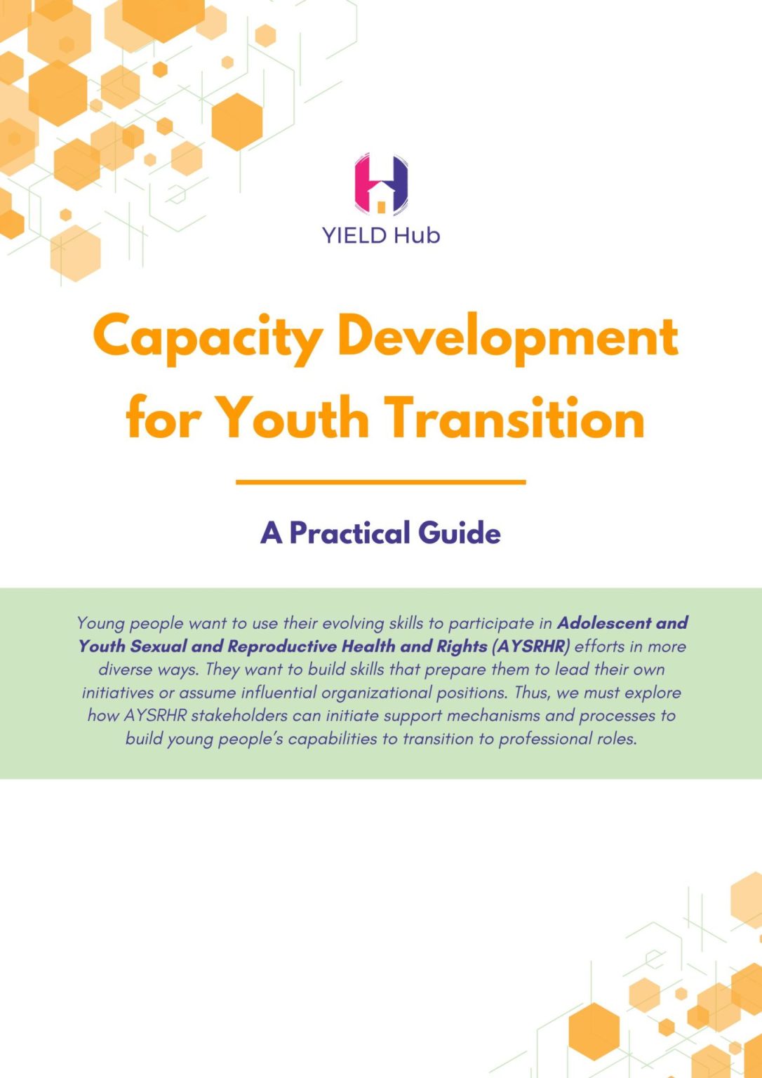 A Practical Guide on Capacity Building for Youth Transition – YIELD Hub