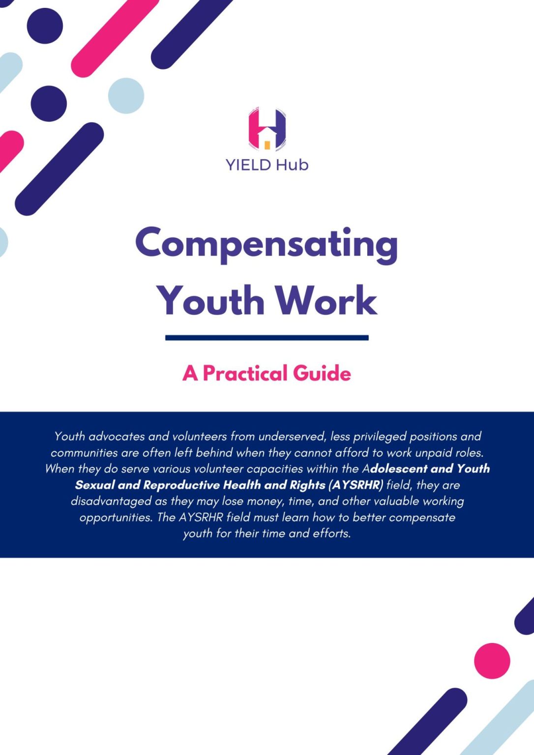 A Practical Guide on Compensating Youth Work – YIELD Hub